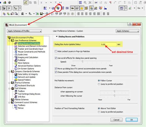 window and door setting dialog box graphisoft community