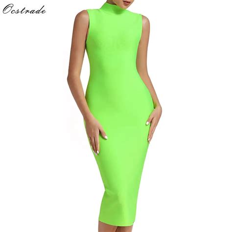 Ocstrade Rayon Vestidos Bandage 2019 Sexy Summer New Arrival Women High