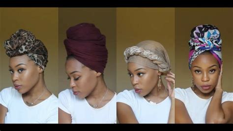 4 Quick And Easy Headwrap Turban Styles Short Natural Hair And Twa