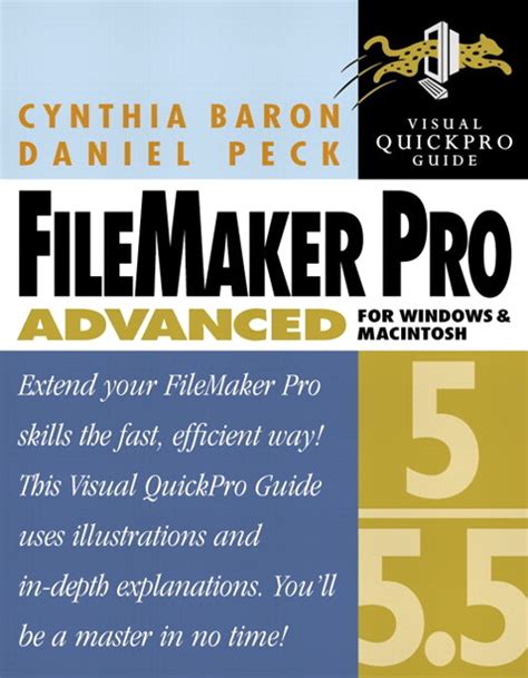 filemaker pro 5 5 5 advanced for windows and macintosh visual quickpro