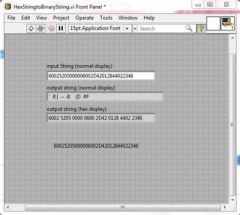 convers ascii string to hex string ni community