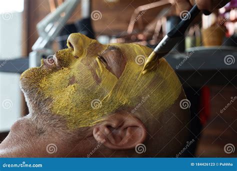 Spa Face Mask Beauty Treatment For Skin Care Beautician Applying