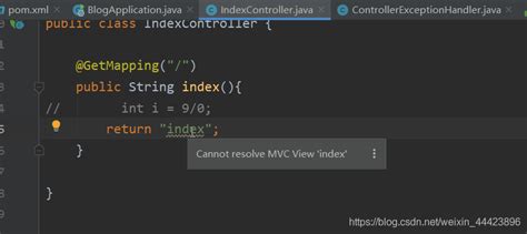springboot中搭建网页遇到cannot resolve mvc view ‘ ‘的问题，解决办法 springboot