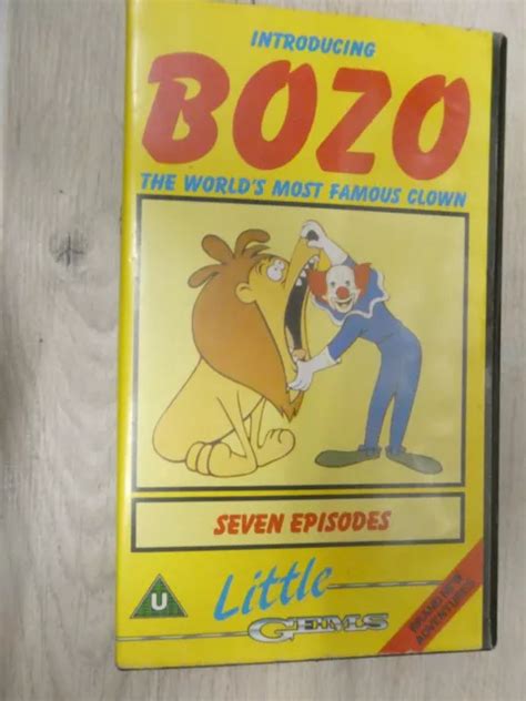 Introducing Bozo The Worlds Most Famous Clown Seven Episodes Vhs £19