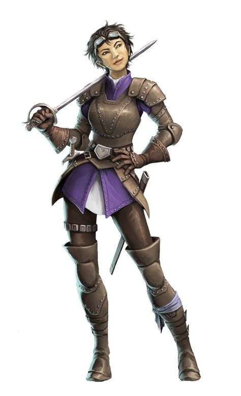 Female Human Swashbuckler Pathfinder Pfrpg Dnd Dandd D20 Fantasy