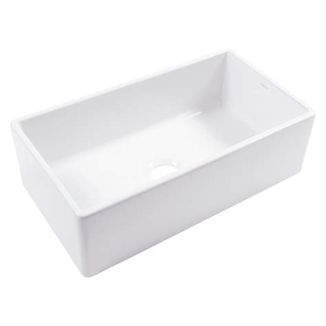 Sinkology Austen Undermount Farmhouse Apron Front 33 In X 18 In Crisp