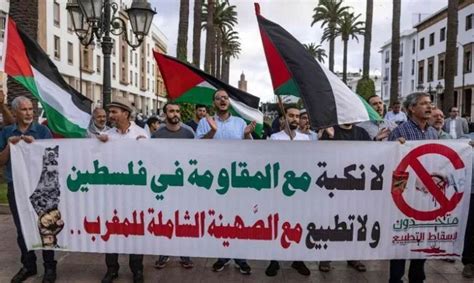 في الذكرى الثالثة للتطبيع الصهيوني المغربي الشارع المغربي يهتز أمام