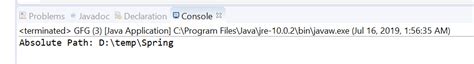path toabsolutepath method in java with examples geeksforgeeks