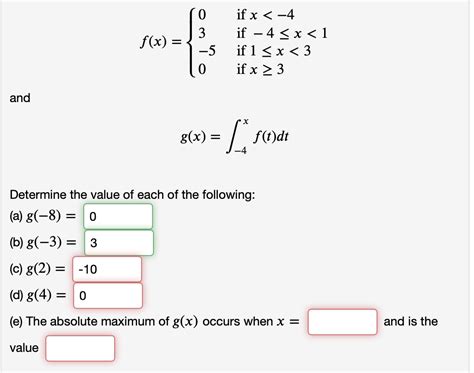Solved Let 𝑓 𝑥 ⎧⎩⎨⎪⎪03−50 If 𝑥