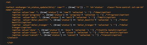php use ajax to update database with select option instead of form