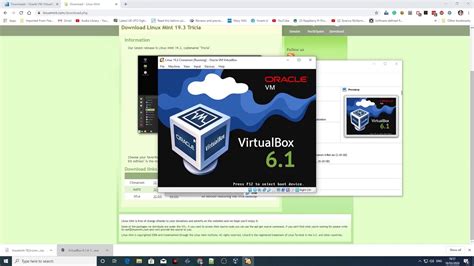installing linuxmint 19 3 cinnamon on a virtual machine virtual box