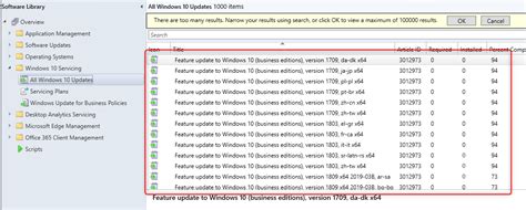 deploy win10 feature update using an sccm upgrade task sequence