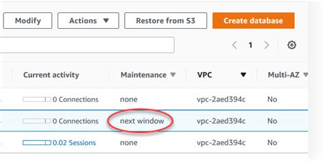 maintaining a db instance amazon relational database service