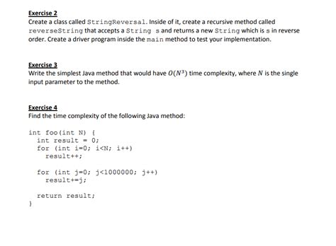 solved exercise 2 create a class called stringreversal