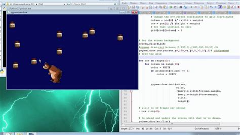 Пишем игры на python youtube