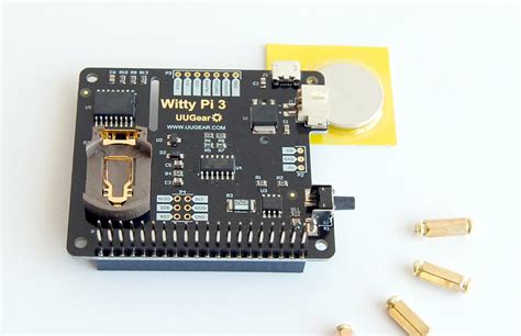 witty pi 3 offers rtc clock and powers your raspberry pi from a battery