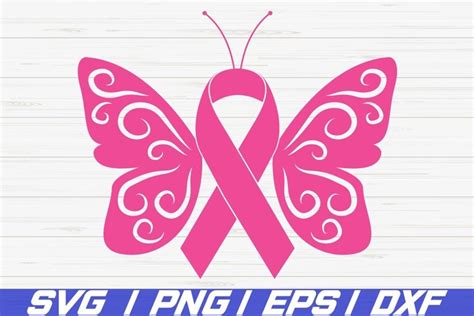 Butterfly Awareness Ribbon Svg Commercial Use Cut File