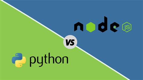nodejs vs python which is the right technology for your project
