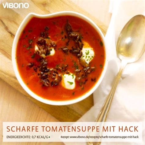 Scharfe Tomatensuppe Mit Hack Vibono