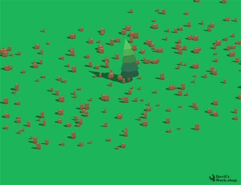 low poly forest pack by devilswork shop