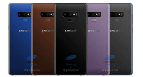 Estas Seriam As Opções De Cores Do Galaxy Note 9 Tudo Em Tecnologia
