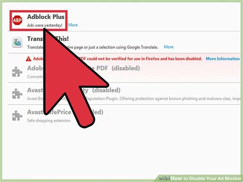 5 Ways To Disable Your Ad Blocker Wikihow