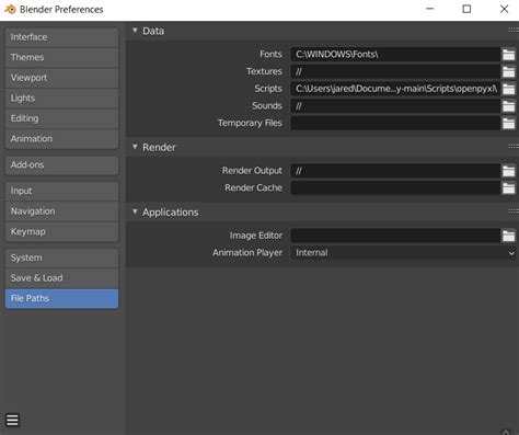 blender can t find python module openpyxl stack overflow