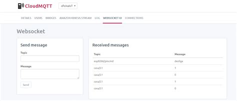 mqtt dash controle uma lâmpada remotamente embarcados