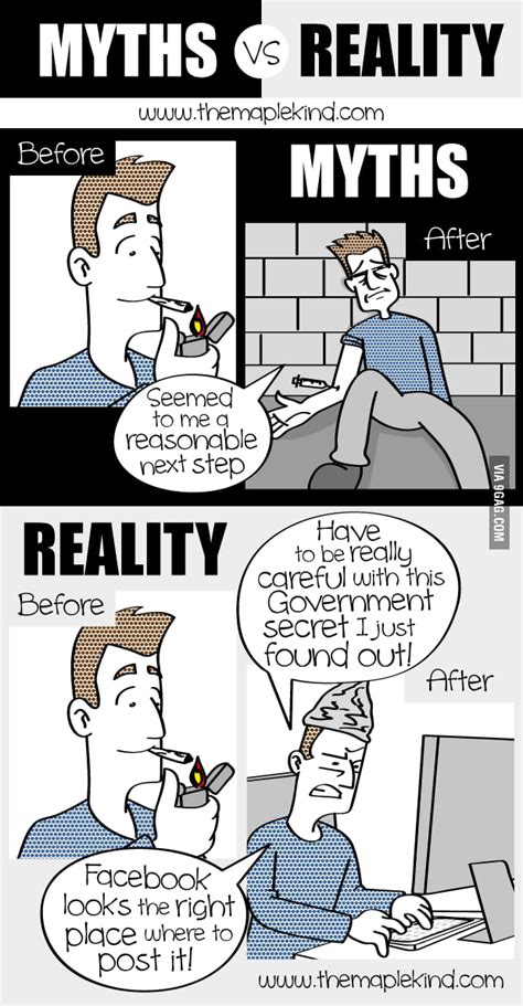 Myths Vs Reality 9gag
