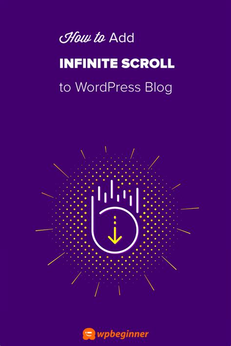 how to add infinite scroll to your wordpress site step by step