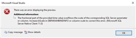 why is the ssis variable not passing the milliseconds part into the