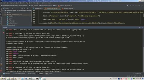 failed at the tutorial 1 0 0 start script webpack dev server inline