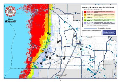 Evacuation Routes And Zones Hernando County Fl