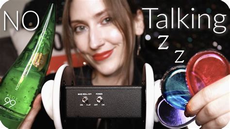 Asmr Aloe Vera Gel Ear Massage No Talking Ear Touching Tapping