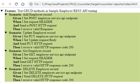 rest api testing with cucumber using bdd approach