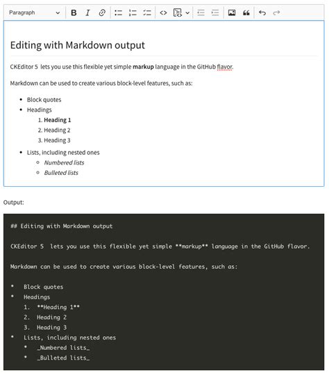 the best open source markdown editor ckeditor 5