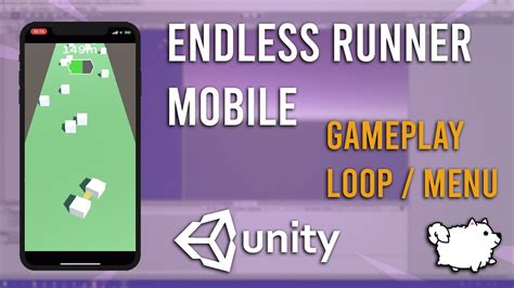 mobile endless runner gameplay loop menus unity tutorial youtube