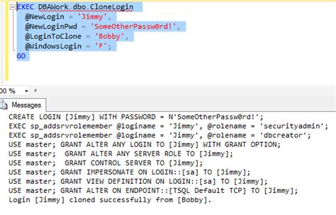 how to clone a sql server login part 1 of 3