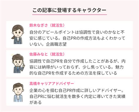 例文13選｜自己prで「協調性」は3ステップで誰でも作成できる！ アクセス就活plus｜就活ノウハウをイラストで紹介する情報サイト