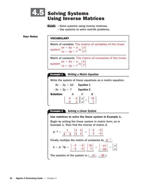 How To Solve A System Of Equations With Inverse Matrices Tessshebaylo