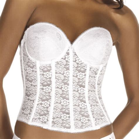 Dominique Lace Low Back Plunge Strapless Bustier Style 7749 Ebay