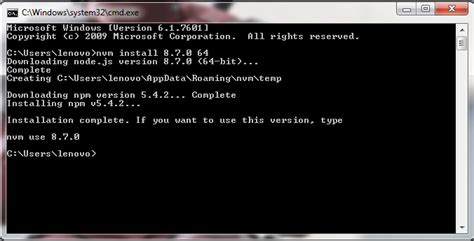 run multiple node version of nodejs using nvm in windows technowalkers