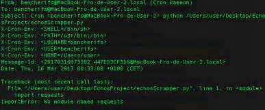 import crontab does not manage dependencies in python stack overflow