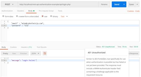 rest api authentication example in php jwt tutorial