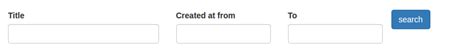 html inline bootstrap form with labels above inputs