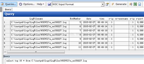 log parser 2 2 log parser lizard gui 分析iis日志示例 阿里云开发者社区