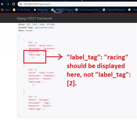python django rest framework api unable to get string value of a