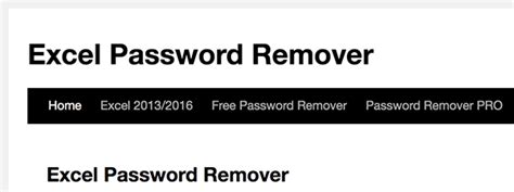 [2020 updated] 5 free excel password remover online