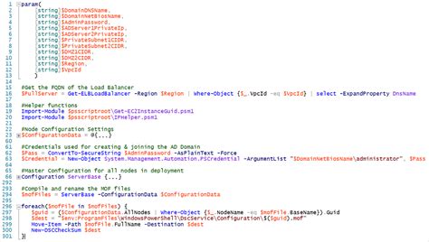 deployment with a pull server infrastructure powershell