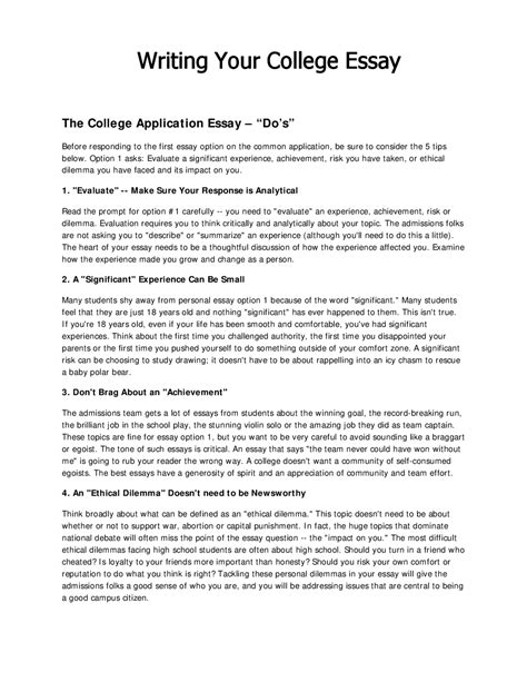 Example Of A University Essay Telegraph